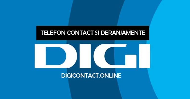 Contact Digi. Telefon deranjamente. Asistenta Digi Romania